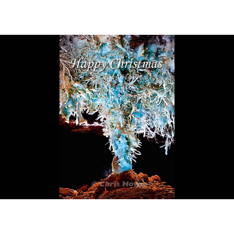 Christmas cards with a caving theme